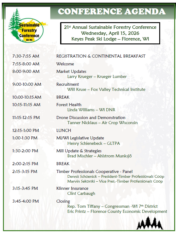 21st Annual Sustainable Forestry Conference – Extension Florence County